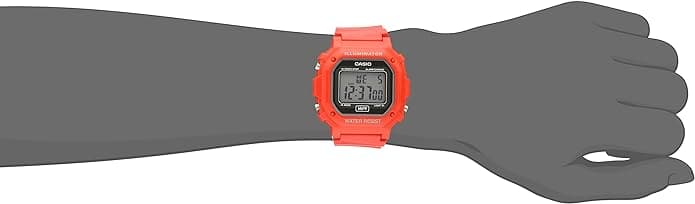 [New]CASIO Casio F-108WHC-4ACF red wristwatch mens Ladies - BE FORWARD ...
