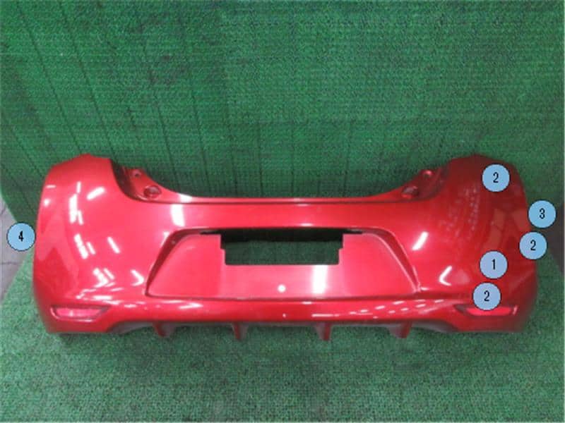 [Used]Rear Bumper Assembly NISSAN Leaf_ 2016 ZAA-AZE0 850223NK3E - BE ...