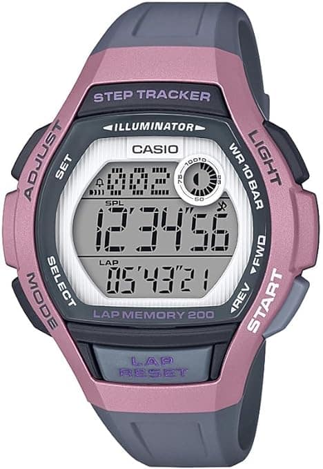 [New]CASIO Casio LWS-1000H-4AVCF pink gray wristwatch mens Ladies - BE ...