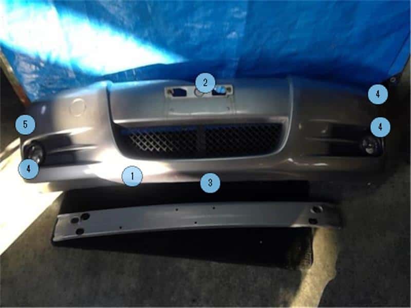 [Used]Front Bumper TOYOTA Vitz 2000 TA-NCP13 - BE FORWARD Auto Parts