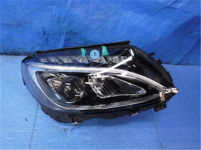 [Used]Right Headlight MERCEDES-BENZ C-Class 2017 DBA-205240C ...