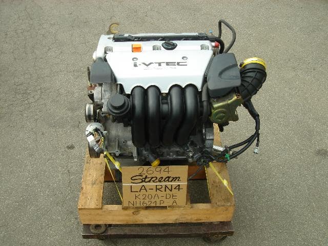 [Used]K20A-DE Engine HONDA Stream 2001 LA-RN4 - BE FORWARD Auto Parts