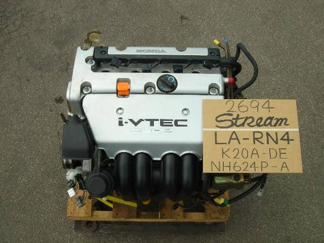 [Used]K20A-DE Engine HONDA Stream 2001 LA-RN4 - BE FORWARD Auto Parts
