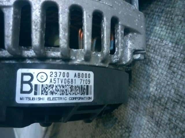 [Used]Alternator SUBARU Levorg 2017 DBA-VM4 23700AB000 - BE FORWARD ...