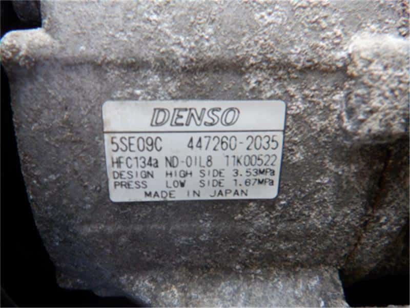 [Used]A/C Compressor TOYOTA Raum 2008 CBA-NCZ25 8831052202 - BE FORWARD ...