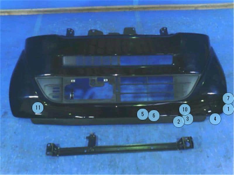 [Used]Front Bumper HONDA N BOX 2014 DBA-JF1 71101TY0000ZP - BE FORWARD ...