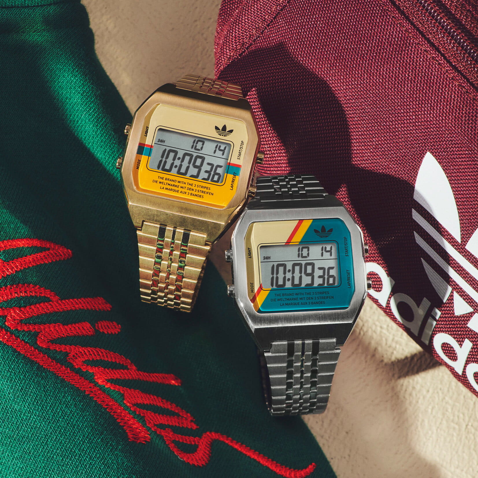 [New]adidas Adidas DIGITAL TWO quartz unisex digital AOST23555 - BE ...