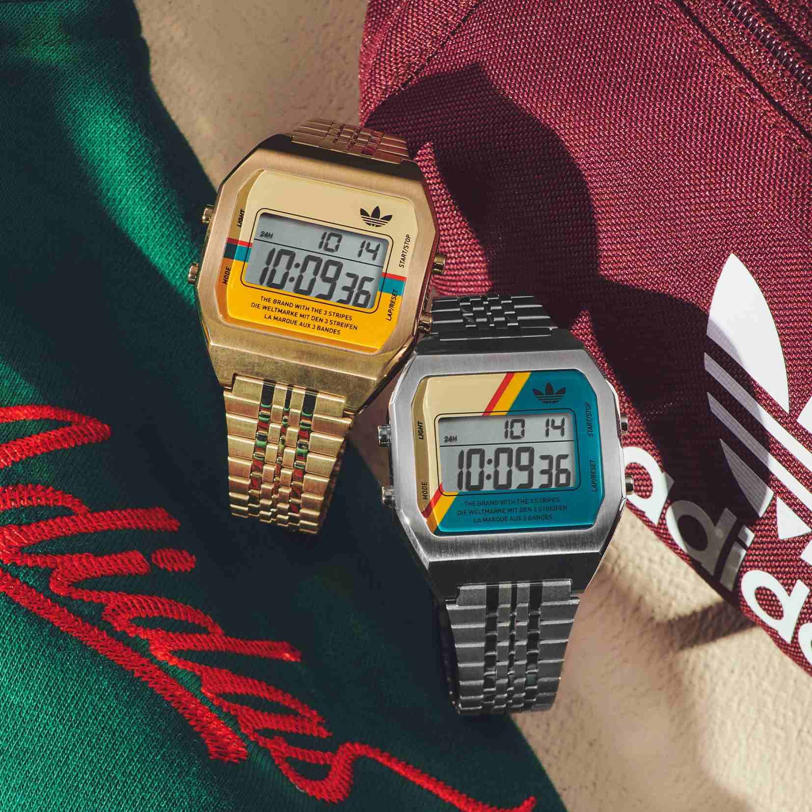 [New]adidas Adidas DIGITAL TWO quartz unisex digital AOST23556 - BE ...