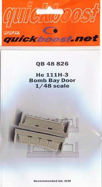 [New]Quick boost 48826 1/48 He111H-3 bomb tank door (for the ICM) - BE ...
