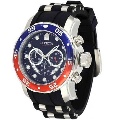[New]Invicta Men's Watch Pro Diver Chronograph Blue Dial Silicone ...