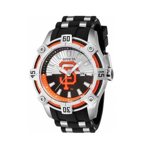 [New]Invicta Men's Watch MLB San Francisco Giants Quartz Silver and ...