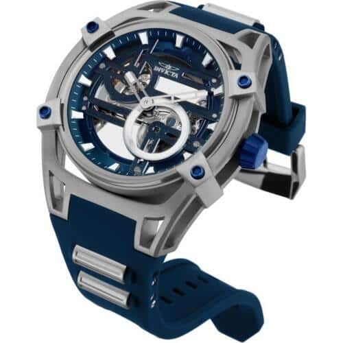 [New]Invicta Men's Watch Akula Automatic Skeleton Dial Blue and Silver ...