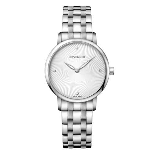 [New]Wenger Urban Donnissima Women's Watch Steel Bracelet Silver Dial ...