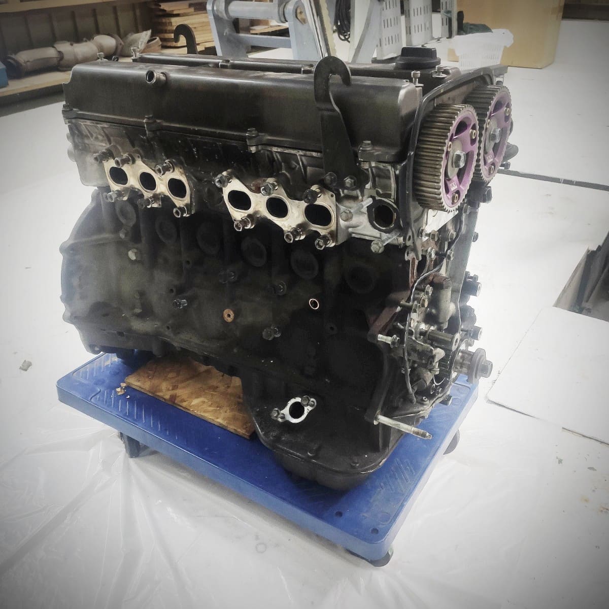 [Used]Toyota 1JZ-GTE high cam tuning Engine 121520 - BE FORWARD Auto Parts