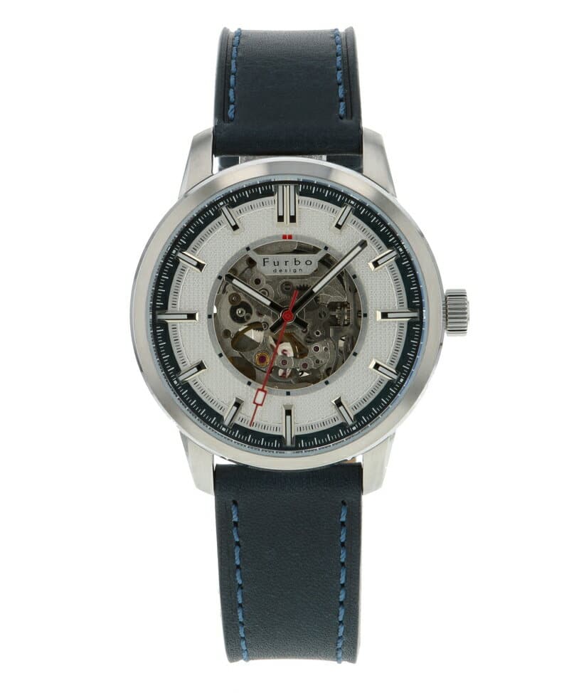 [New]Furbo design POTENZA F8203SNVNV Navy mens leather belt Automatic ...