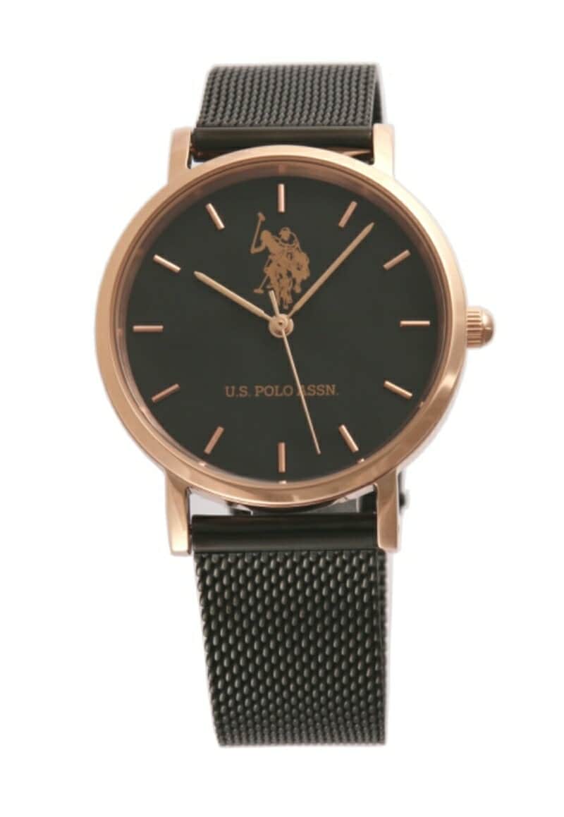 [New]US POLO ASSN US Polo US-4B-BRG USPA WATCH clock Ladies Black - BE ...