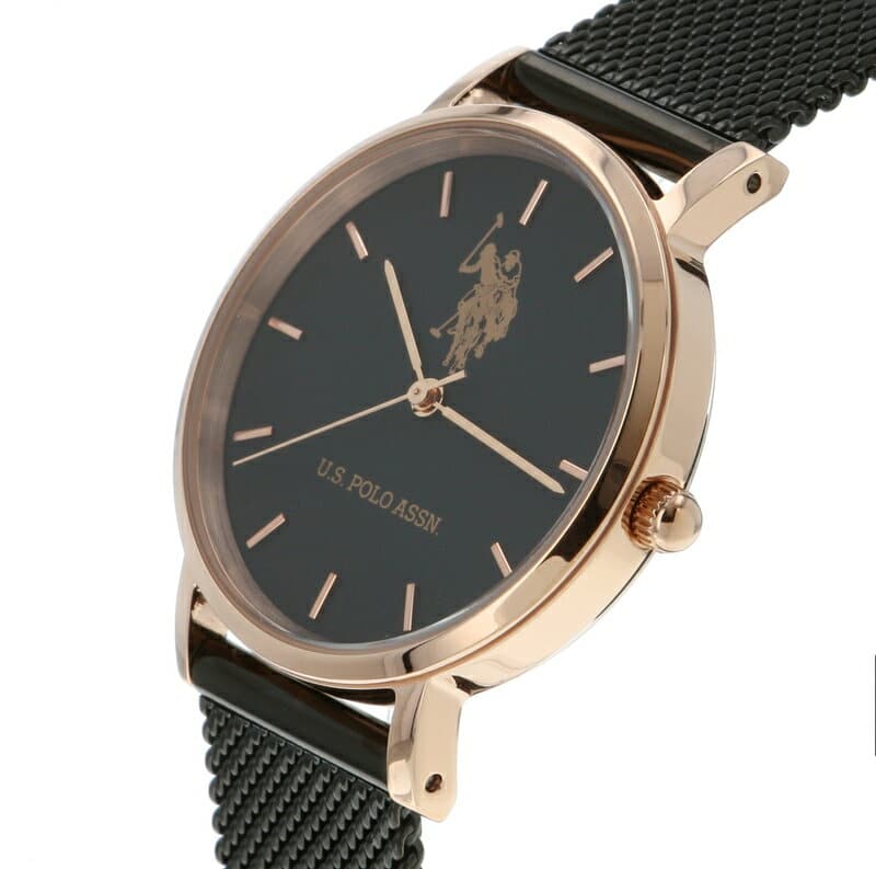 [New]US POLO ASSN US Polo US-4B-BRG USPA WATCH clock Ladies Black - BE ...