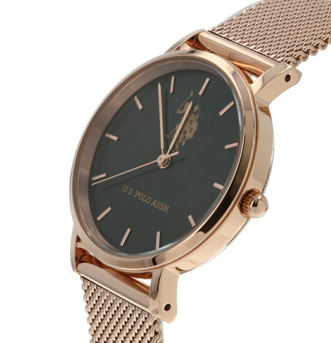 [New]US POLO ASSN US Polo US-4A-BRG USPA WATCH clock Ladies Black shell ...