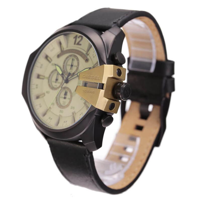 [New]Diesel DIESEL clock diesel clock DIESEL mega chief MEGA CHIEF mens ...