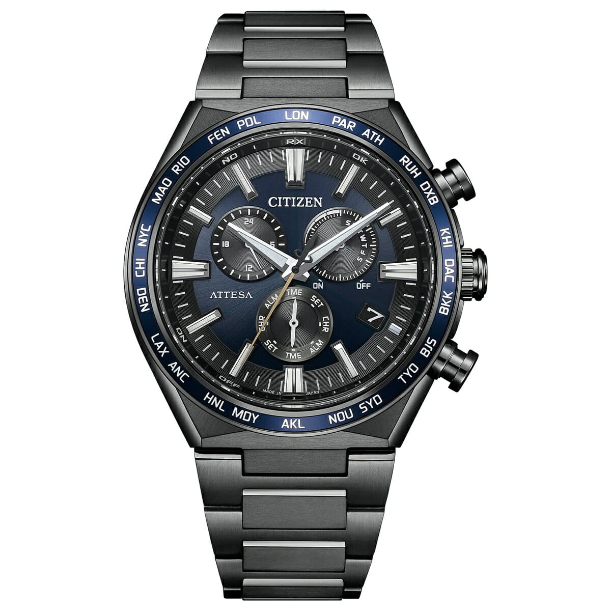 [New]It is +5.5 time in CITIZEN ATTESA Eco Drive radio time signal ...
