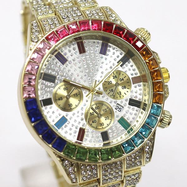 [New]Is colorful, and a case shines; and ! Rhinestone metal belt ...