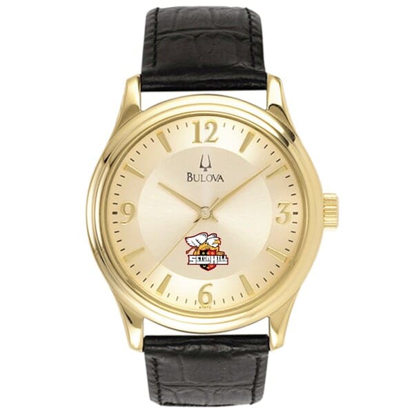 [New]burobamenzu Seton Hill Griffins Bulova Stainless Steel Watch with ...