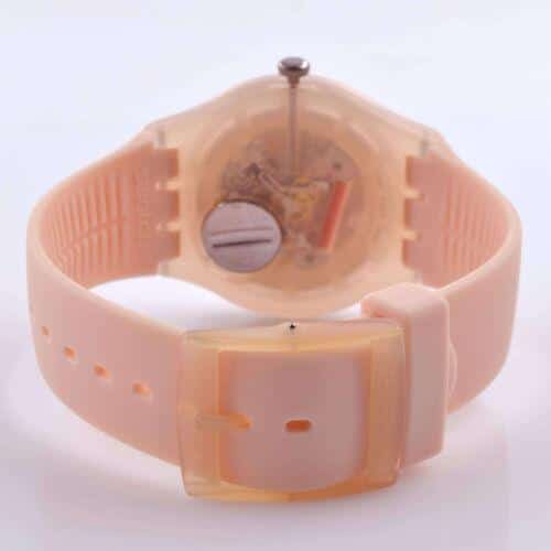 [New]Swatch Swatch SUOT700 Unisex Peach Rose Rebel Plastic Resin Strap ...