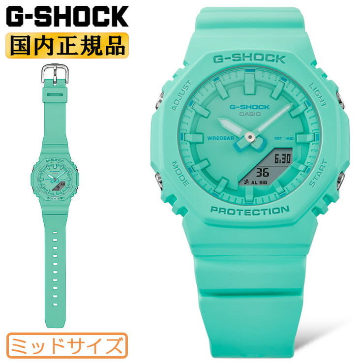 [New]G-SHOCK mid size TONE-ON-TONE Series turquoise blue GMA-P2100-2AJF ...