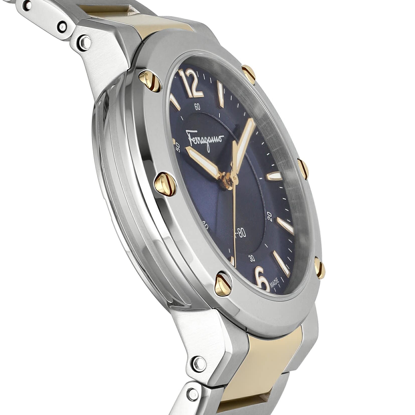 [New]Ferragamo Ferragamo F-80 quartz Ladies blue SFDP00418 clock high ...