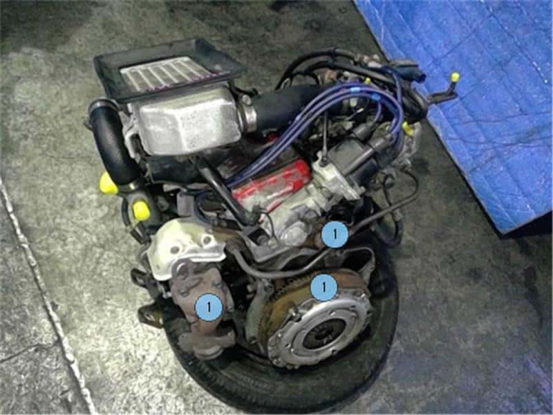[Used]F6AT Engine SUZUKI Jimny 1990 M-JA11V - BE FORWARD Auto Parts