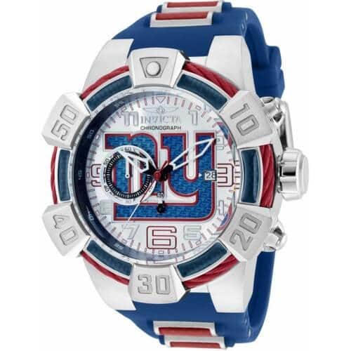[New]Invicta Men's Watch NFL New York Giants Chronograph Red and Blue ...