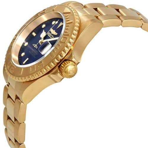 [New]Invicta Men's Watch Pro Diver Automatic Blue Dial Yellow Gold ...
