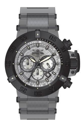 [New]Invicta 24368 Men's Silicone & Plastic Strap White Dial Dive Watch ...