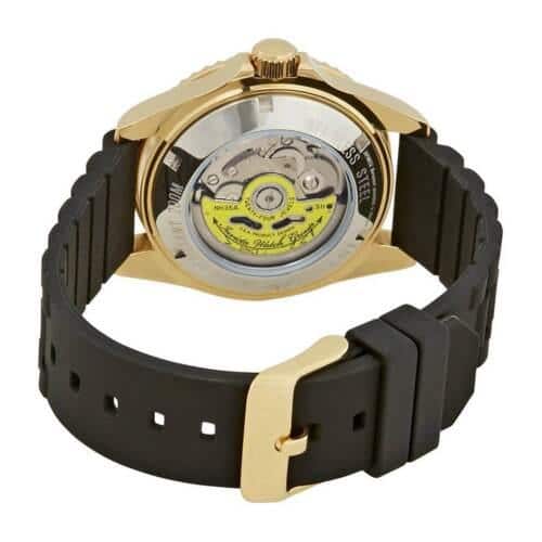 [New]Invicta Men's Watch Pro Diver Gold Tone Dial Black Silicone Rubber ...