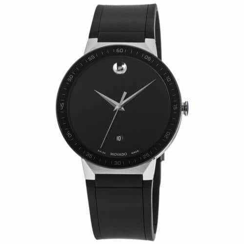 [New]mobado Movado Men's Watch Sapphire Two Tone Case Black Bezel ...