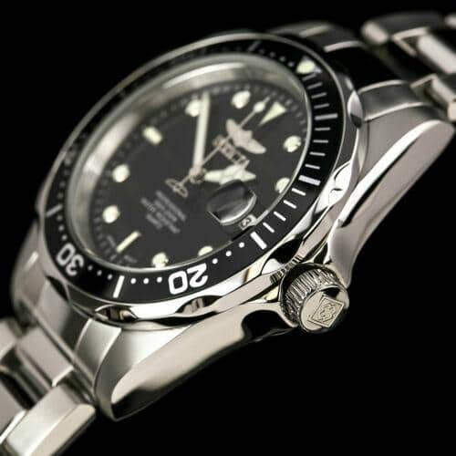 [New]Invicta Men's Watch Pro Diver Black Dial Quartz Stainless Steel ...