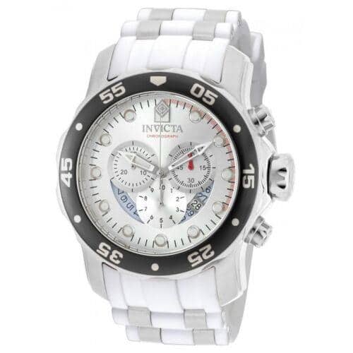 [New]Invicta Men's Watch Pro Diver Scuba Two Tone White and Silver Tone ...