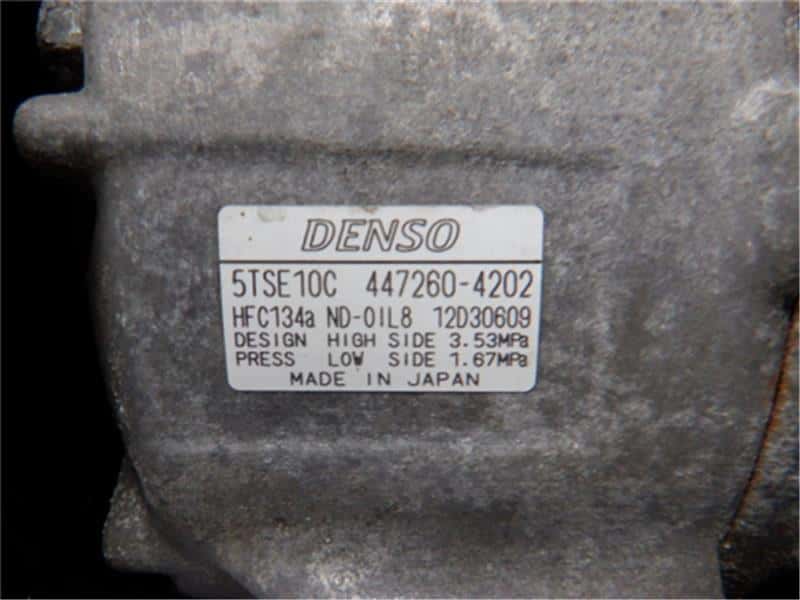 [Used]A/C Compressor TOYOTA Sienta 2020 DBA-NCP175G 8831052750 - BE ...