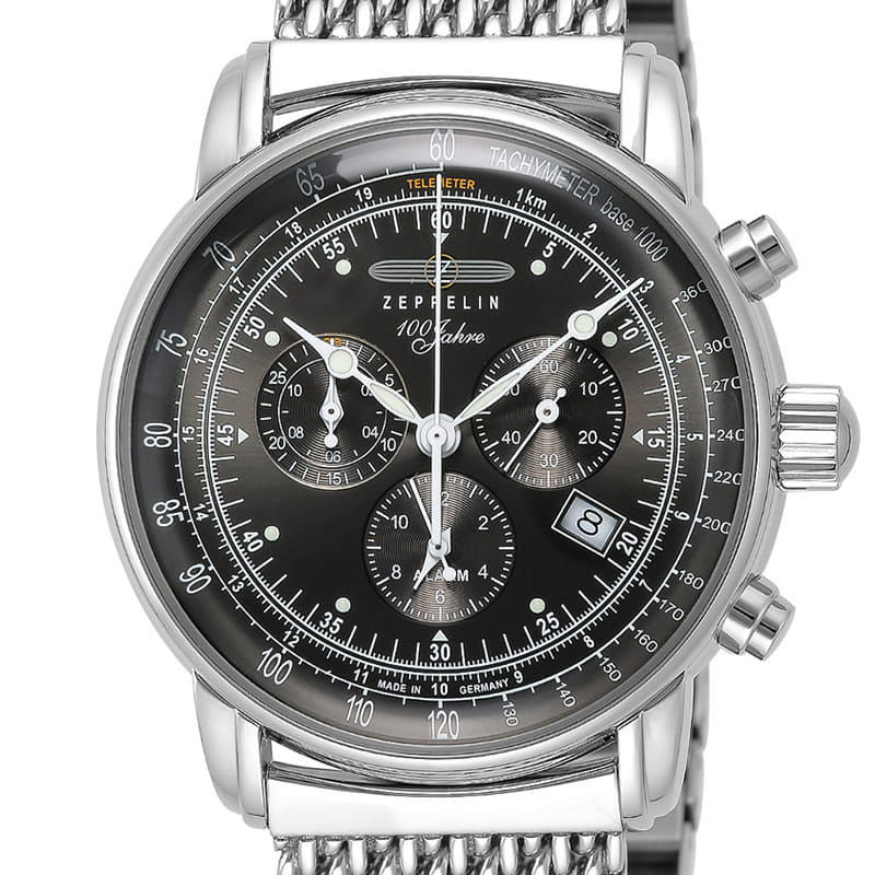 [New][ Valentine] made in Zeppelin ZEPPELIN model Chronograph 8680M-6 ...