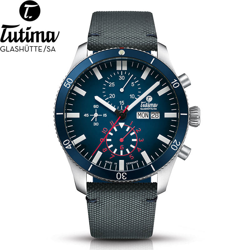 [New]chuchima TUTIMA ground-free garfish airport Chronograph GRAND ...