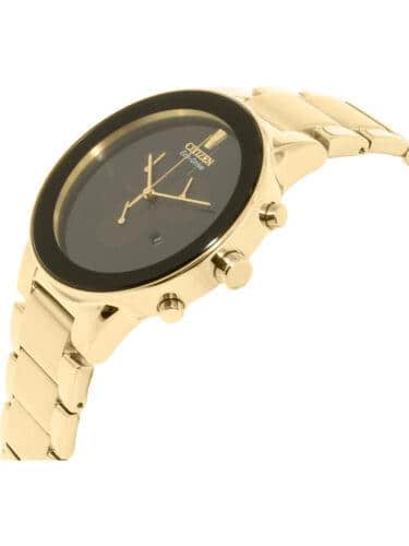 [New]CITIZEN Citizen Mens Eco-Drive AT2242-55E Gold Stainless-Steel ...