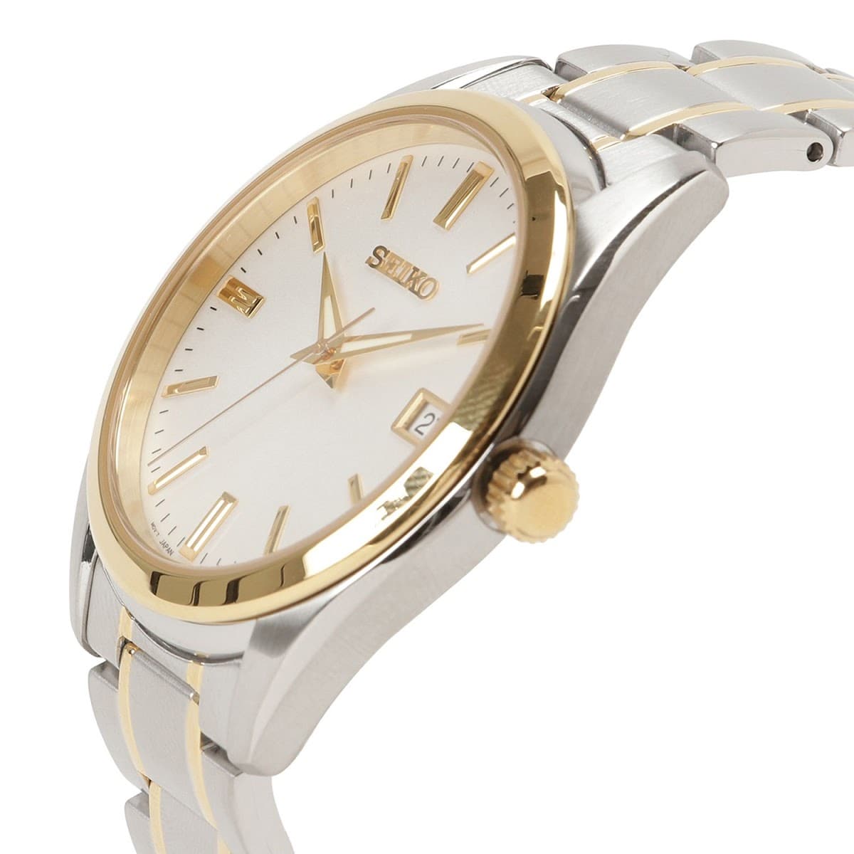 [New]SEIKO SEIKO SUR312P1 mens quartz analog Silver Gold WATCH ...