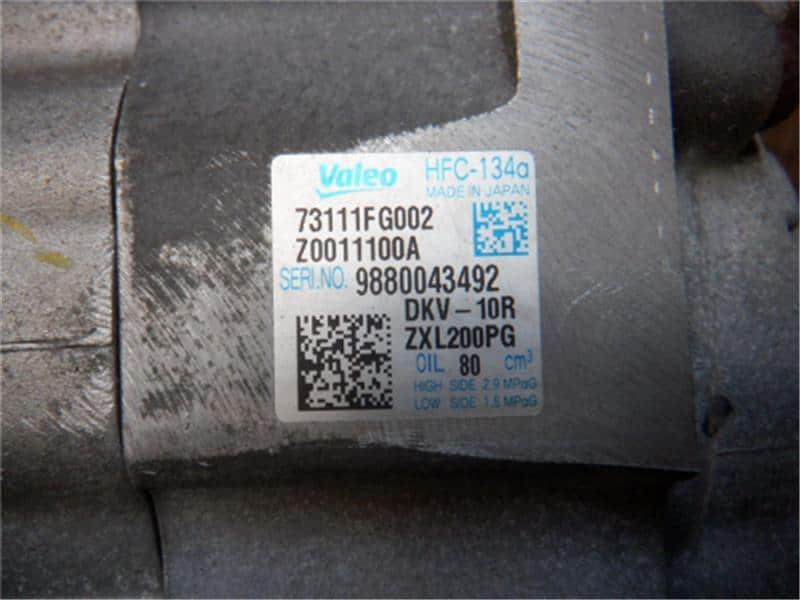 [Used]A/C Compressor SUBARU Forester 2009 DBA-SH5 73111FG002 - BE ...
