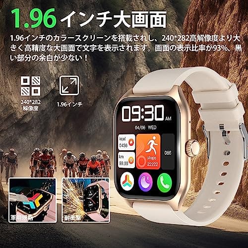 [New]Smart 1.96 inches Bluetooth call android-adaptive 100 kinds mode ...