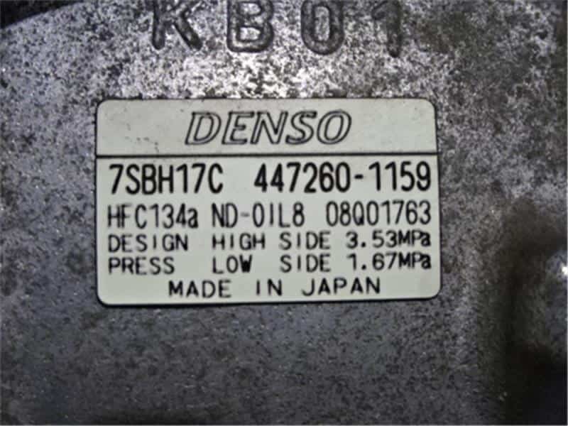 [Used]A/C Compressor TOYOTA Alphard 2013 DBA-GGH25W 8832028420 - BE ...