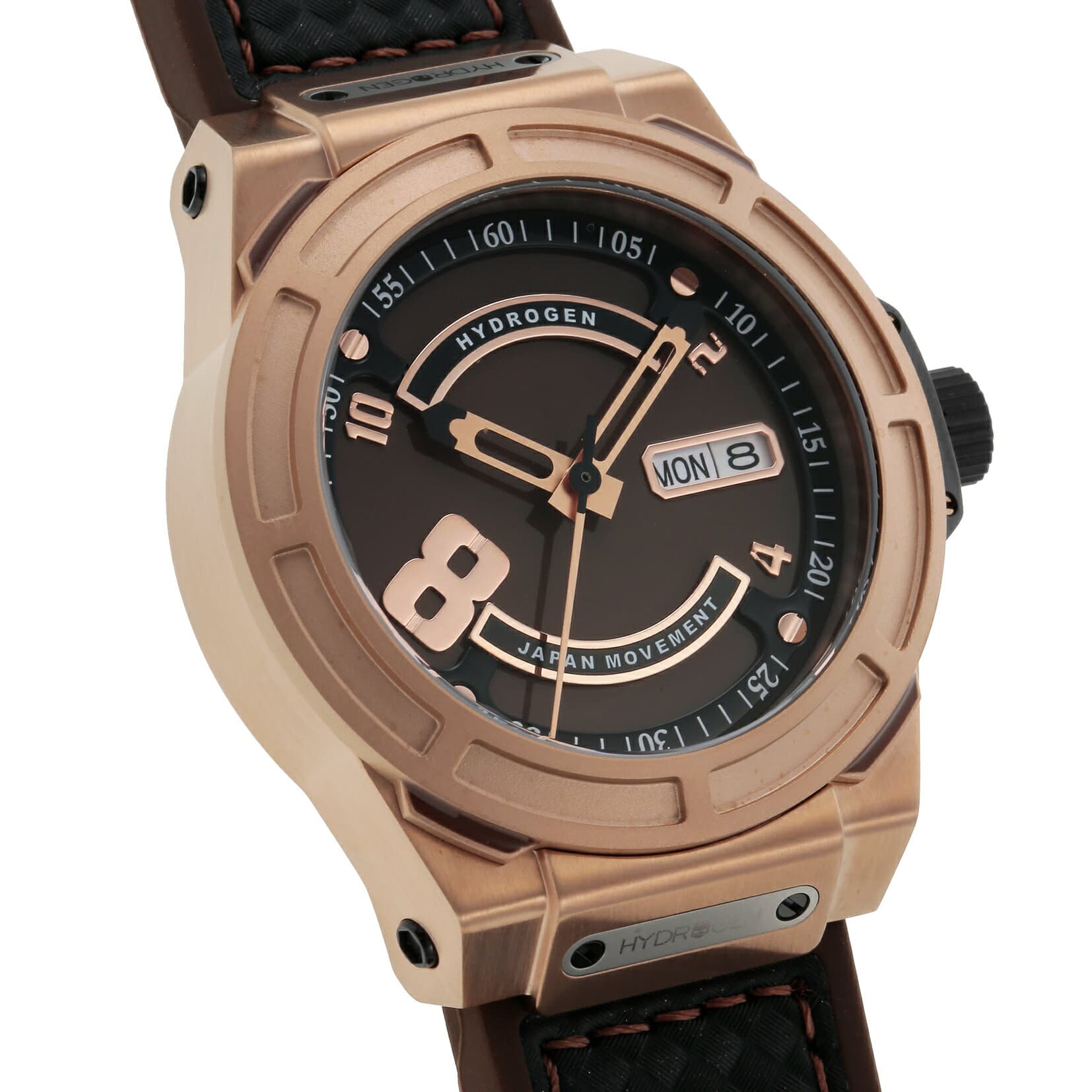 [New]HYDROGEN high mud gene OTTO self-winding watch mens brown HW224004 ...