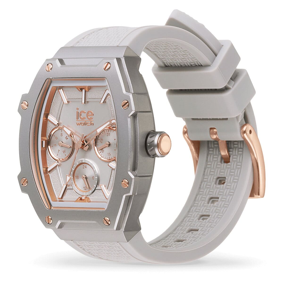 [New]! & It is April 1 Ice ICE-WATCH redisuaisuboridei ICE boliday gray ...