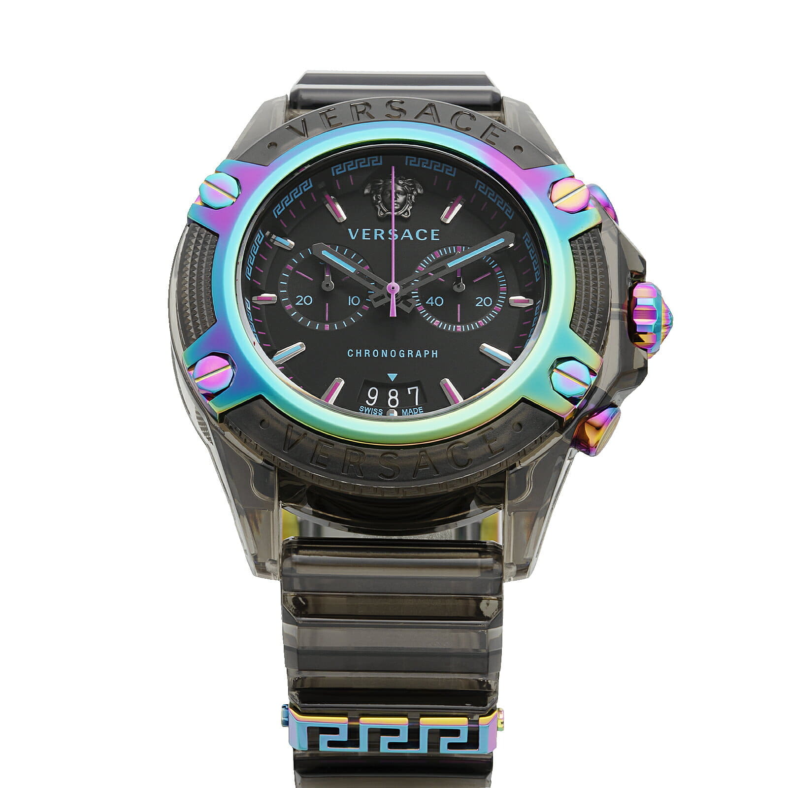 [New]OUTLET verusachieverusachi VERSACE mens Ladies clock ICON ACTIVE ...