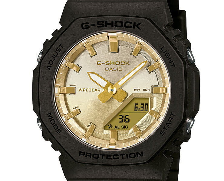 [New]G-SHOCK Casio G-Shock Small size GMA-P2100SG-1AJF Black & Gold ...