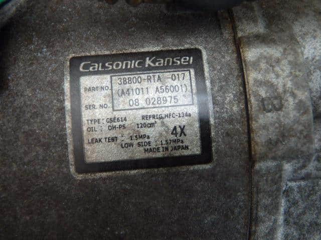 [Used]A/C Compressor HONDA Step Wagon 2008 DBA-RG1 38810RTA007 - BE ...